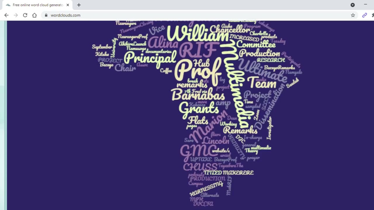 How to visualize data with a Wordcloud generator