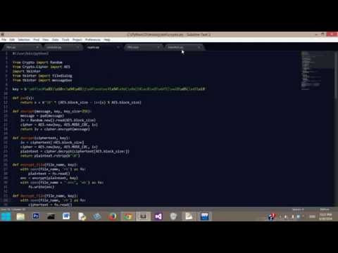 Python: AES Encryption App?