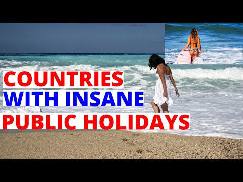 Countries With The Most Public Holidays In The World That Would Blow Your Mind, You Didn't Know Of.