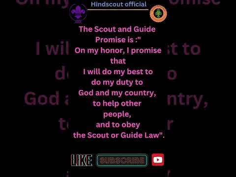 ⚜️Scout & Guide Promise in english #scoutandguide #promise #viralshorts #shortvideo #bsg #trainding