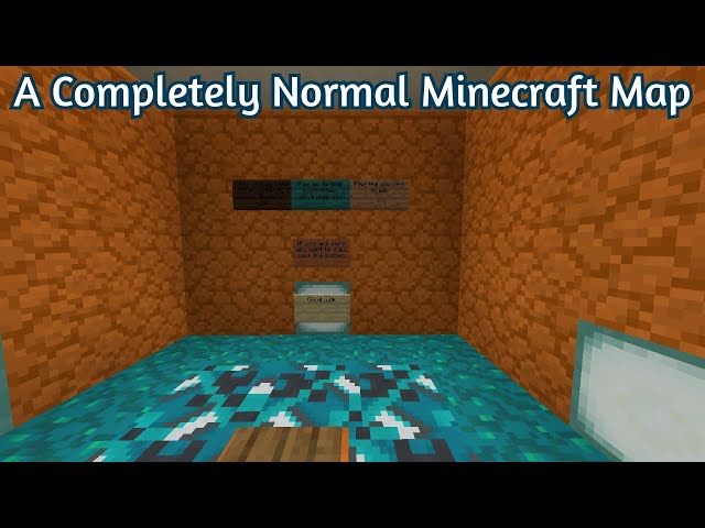 A Completely Normal Minecraft Map Minecraft Map