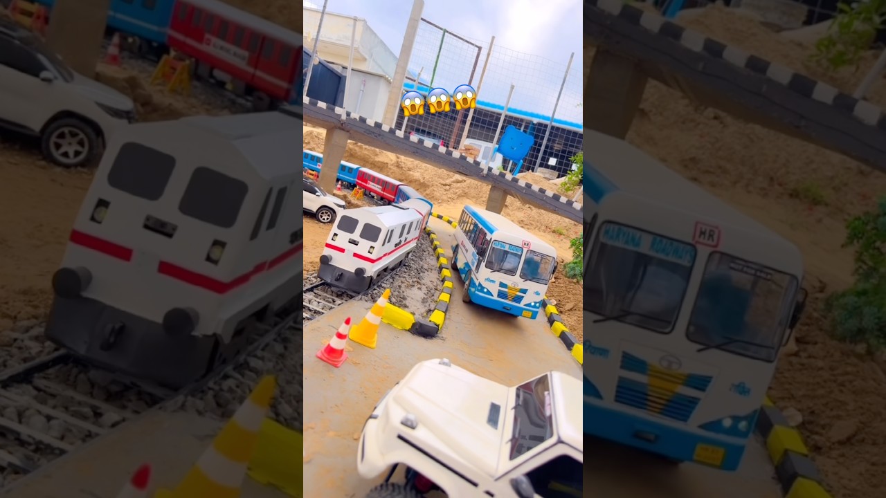 Roadways Bus with Mini Train 😱😱full realistic 🔥