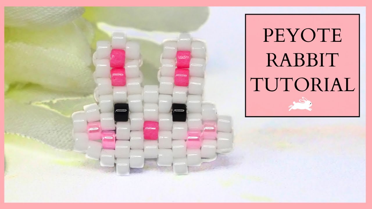 Peyote Rabbit Tutorial | How To Bead A Cute Rabbit | Easter Bead Weaving Tutorial | Peyote Pattern