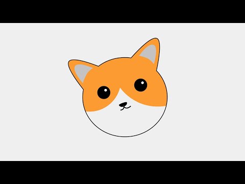 Cat Illustration, Simple Illustration, Adobe Illustrator cc, Vector Design Bhandari Illustration