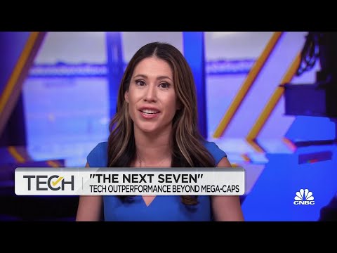 Seven tech names outside of mega caps that are outperforming