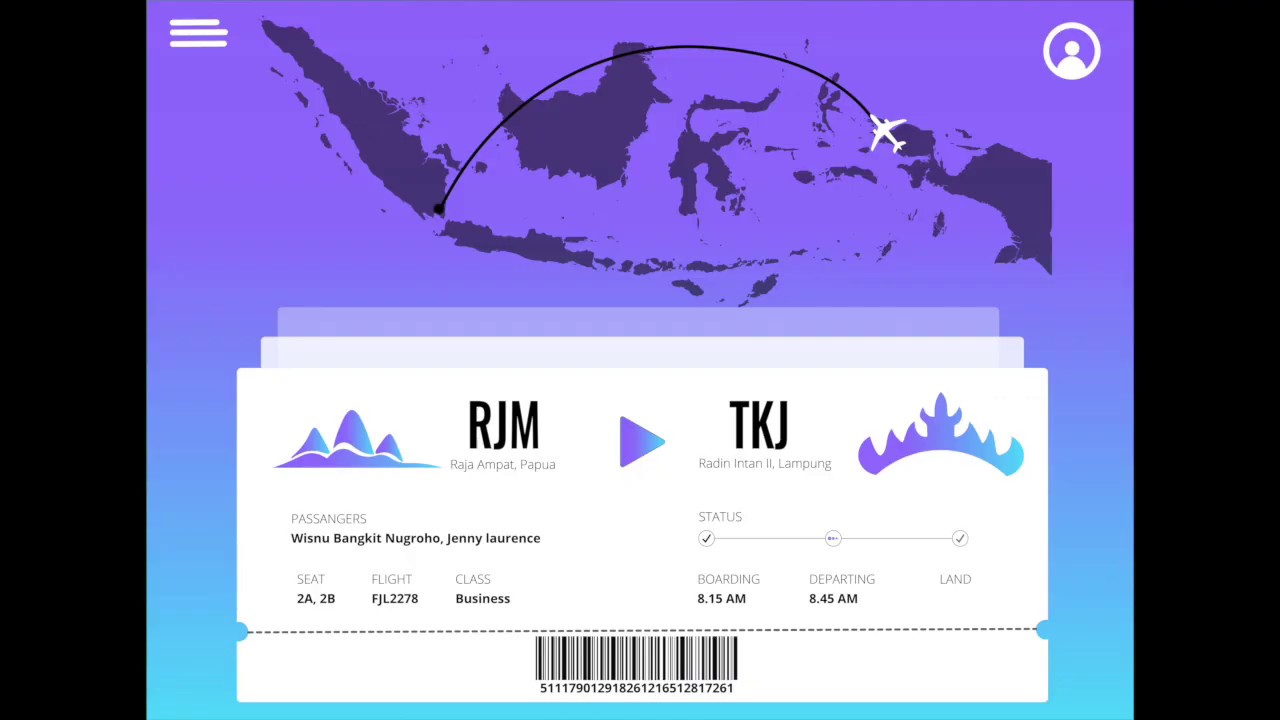 Graphic Design- Ticket Flight illustrator