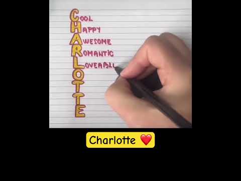 Meaning of the name CHARLOTTE #meaning #name #charlotte