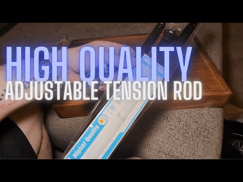 No-Drill Curtains?! Yes, Please! (MEXAU Black Tension Rods Review)