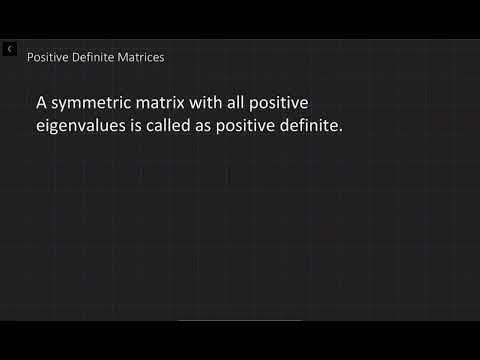 Theoretical Test on Positive Definite Matrices. Energy-based definition of Positive Definite Matrix.
