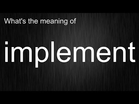 Get It With Zero Basics! Complete Breakdown of "implement" Usage and Pronunciation!