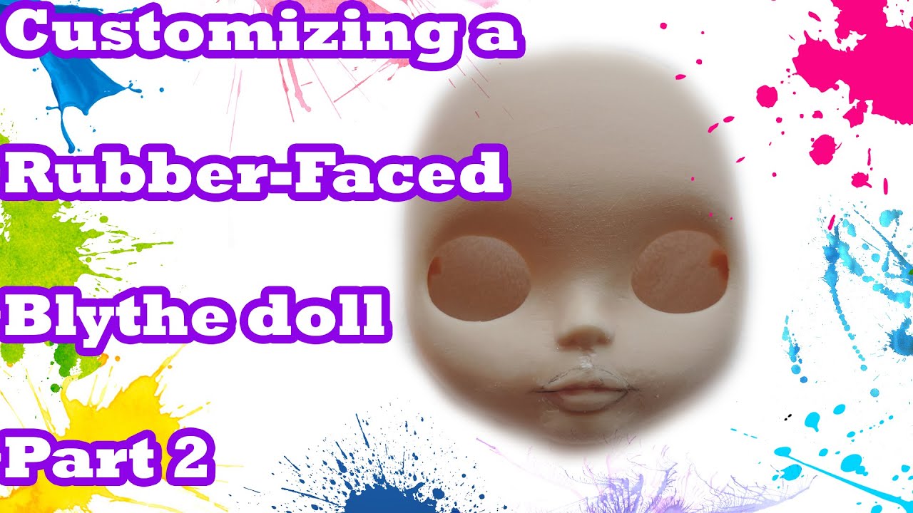 Customizing a Rubber-Faced Blythe Doll: Carving Part 2