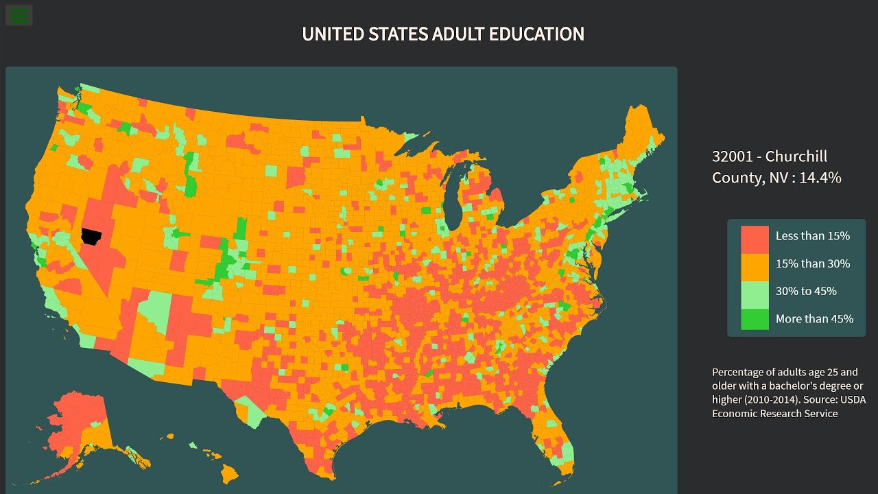 Visualize Data with a Choropleth Map - freeCodeCamp Data Visualization Project Tutorial