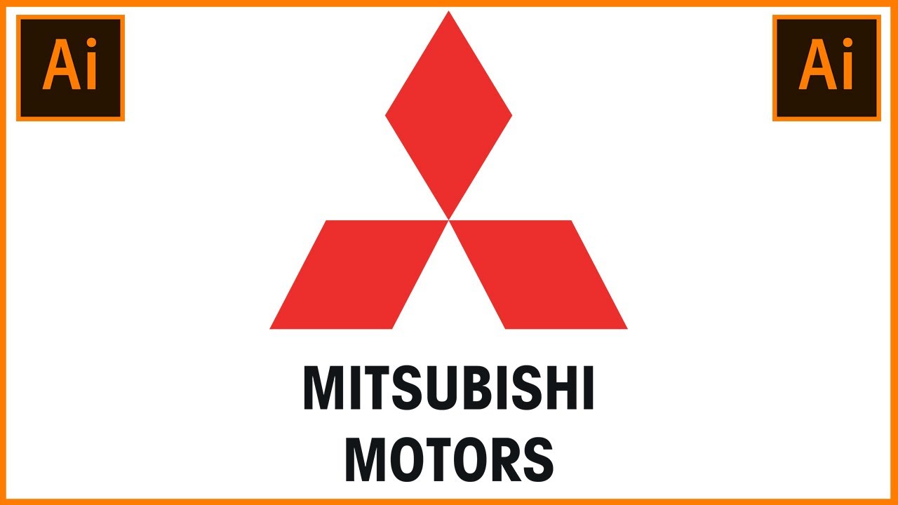 How to Design the Mitsubishi Logo | Adobe Illustrator Tutorial
