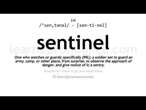 Pronunciation of Sentinel | Definition of Sentinel