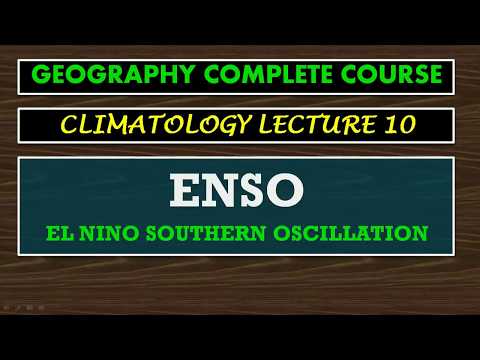 Enso-El Nino; La Nina and Southern Oscillation Video Lecture - Crash ...