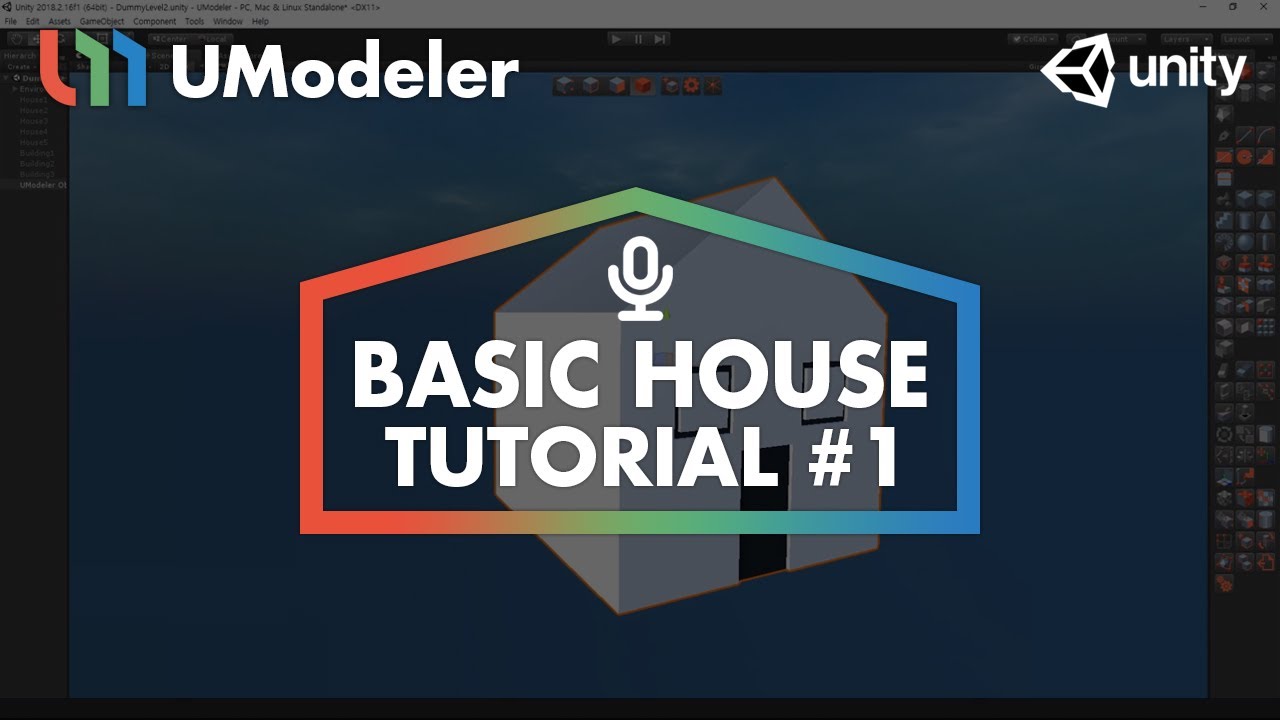 Basic House #1 with narration - UModeler Tutorial