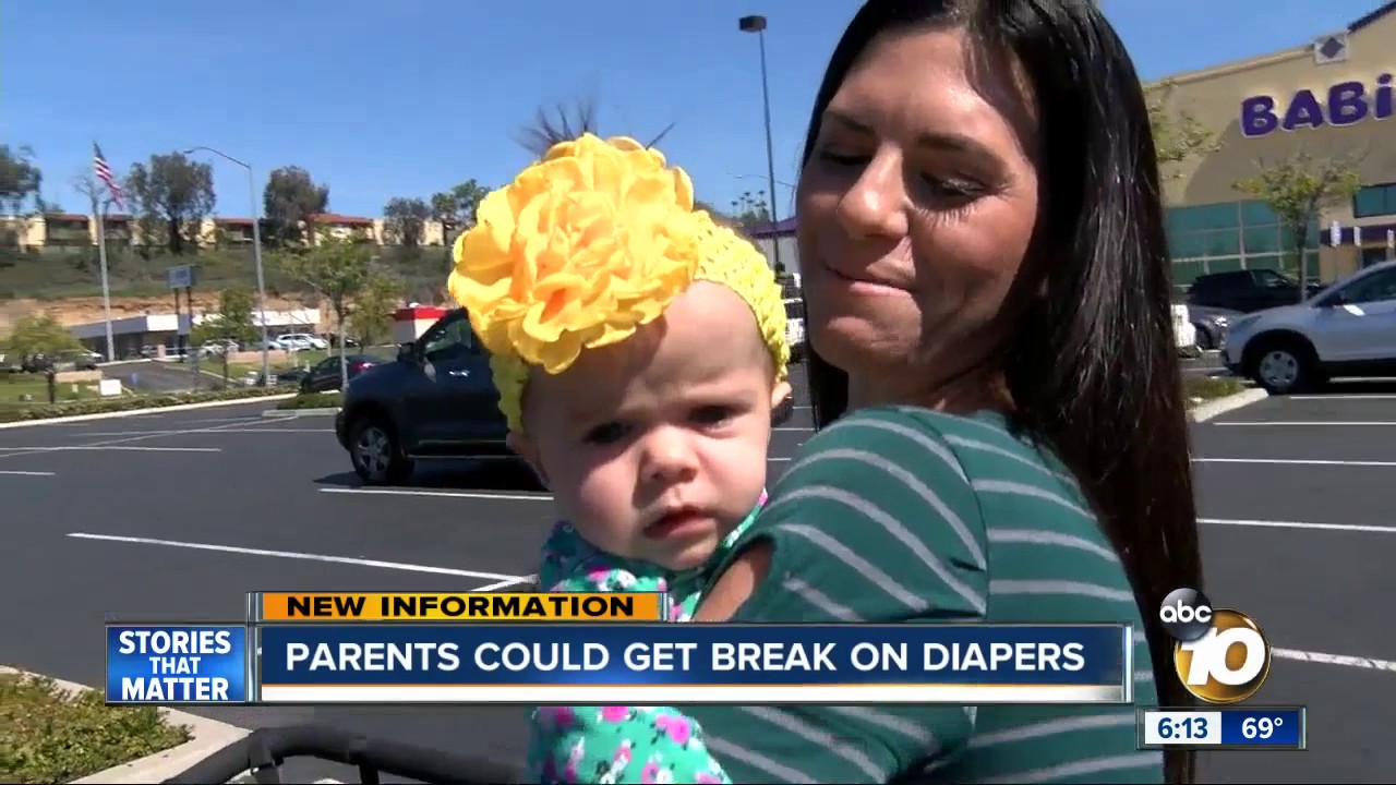 Parents could get break on diapers