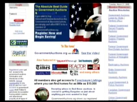 Government Auctions -- GovernmentAuctions.org® TV Commercial