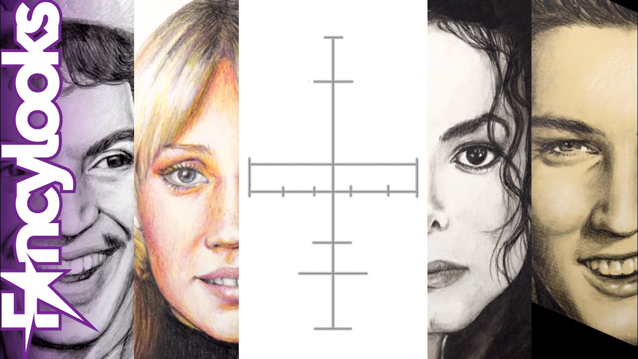 Esquema fácil para dibujar retratos