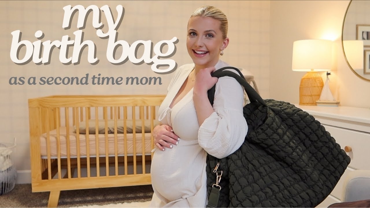 WHAT'S IN MY BIRTH BAG || 2nd Time Mom's Must Haves For Natural Unmedicated Birth Center Birth!