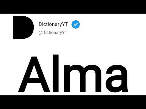 Alma Meaning in English