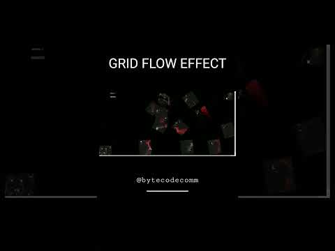 Grid Flow Effect in Html css js. #treanding #explore #youtube #code #100dayschallenge