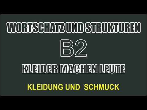 DIE KLEIDUNG - Wortschatz + TEST | Deutsch lernen| CLOTHES - Vocabulary | Learn German #1k