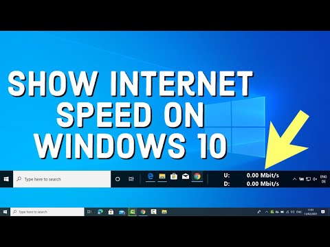 How to Show Internet Speed on Windows 11 Taskbar or Anywhere on Screen ...