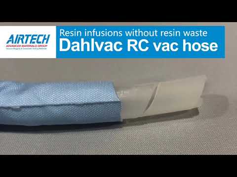 How to do resin infusion with Dahlvac RC Vac Hose, without waste