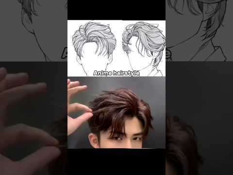 Anime hairstyle π₯ #shorts #haircut #hairstyle #trending #viralvideo