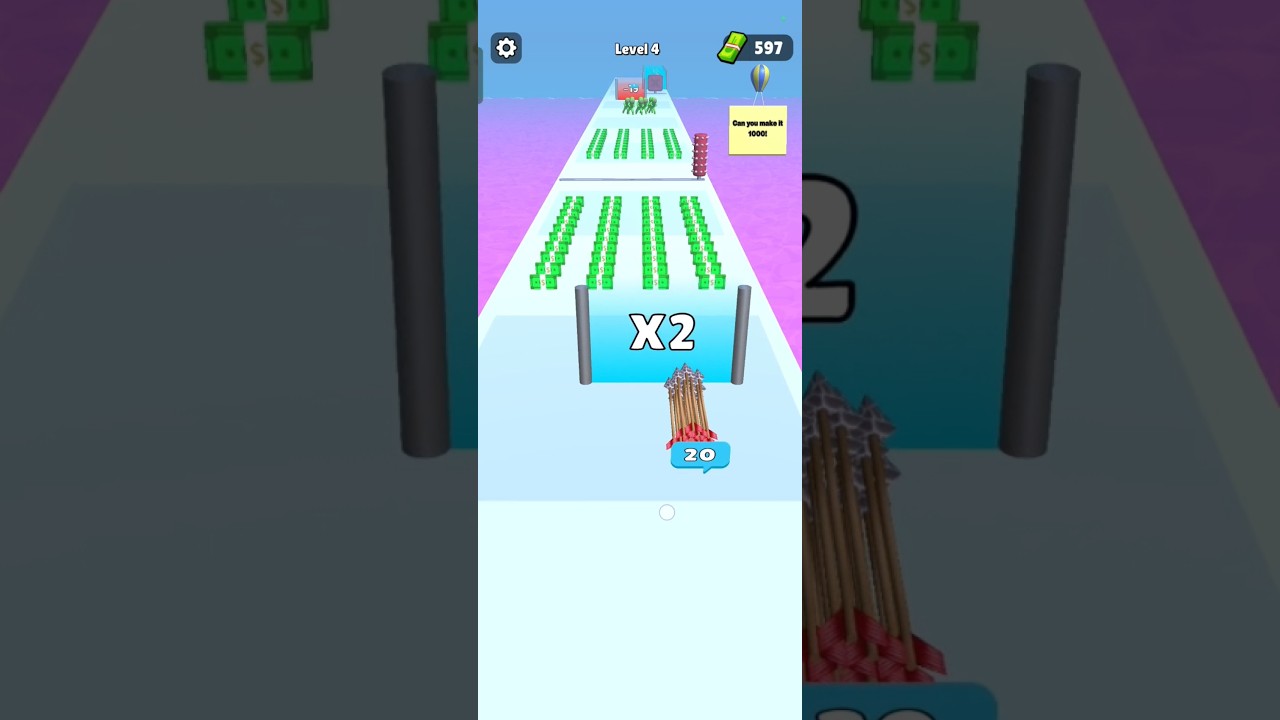 Arrow race || funny android game || MPS #gameshorts