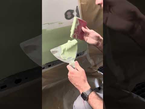Masticage #mastic #landrover #carrosserie #peinture #automobile #shorts