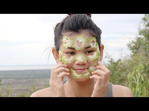 Traditional Beauty Lady Skin Care - Bitter Melon Facial Mask For Glowing Skin