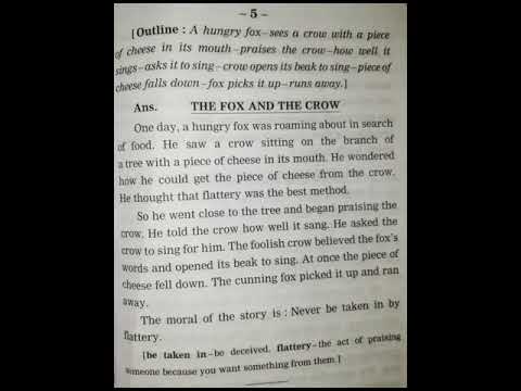 Story Writing |The Fox And The Crow | English Writing Skills | Let's Learn Grammar