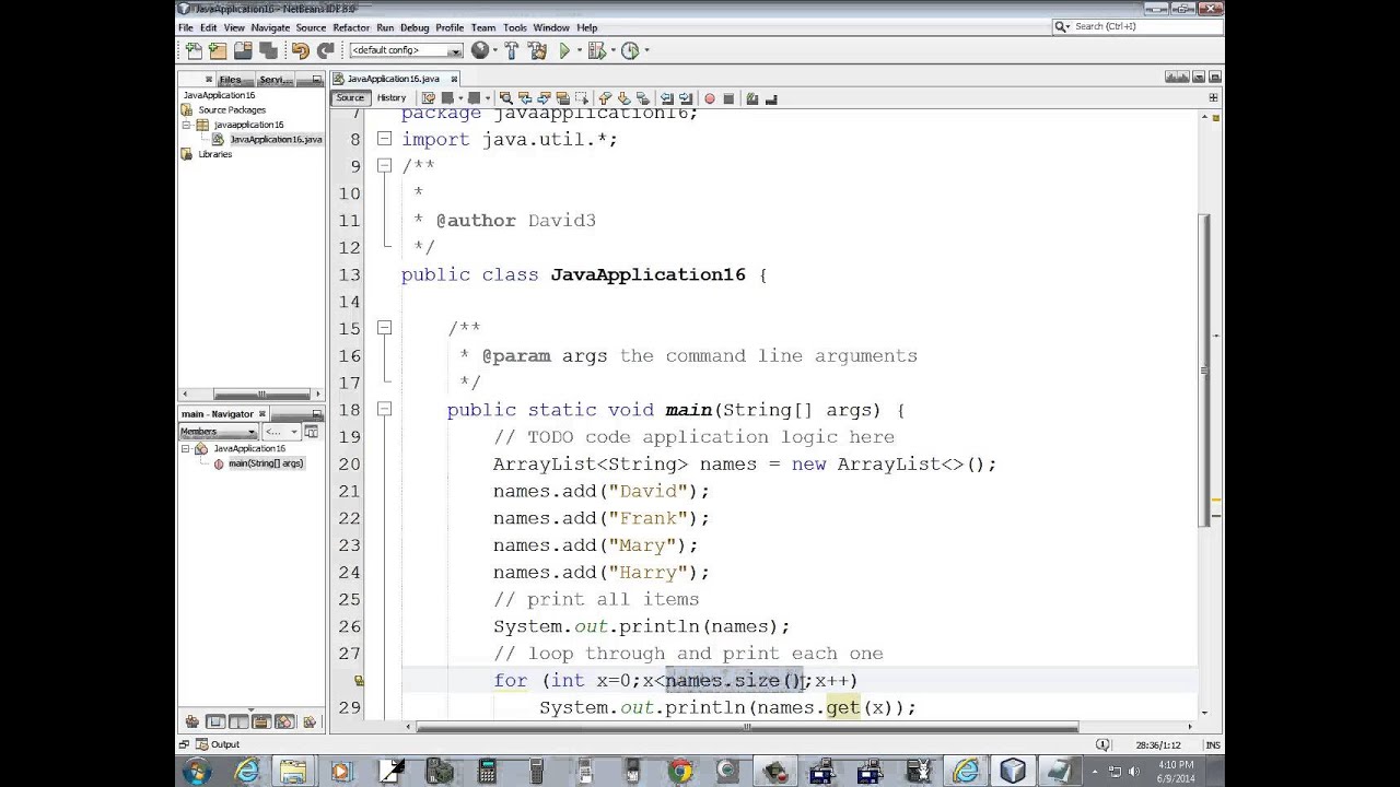 Java Programming - Lists, Stacks, Queues, and Priority Queues - ArrayList Example
