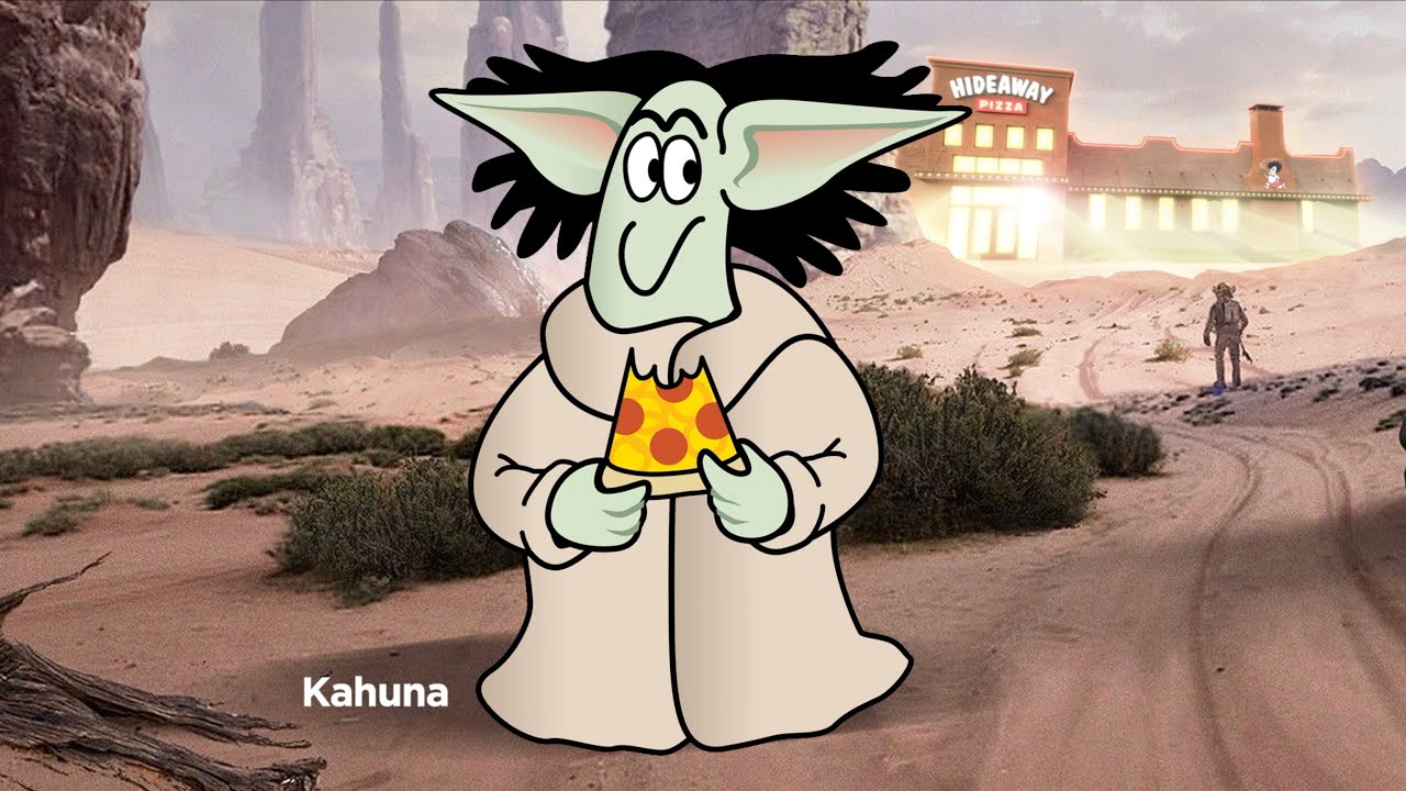 Hideaway Pizza's Mascot Kahuna - A Visual history
