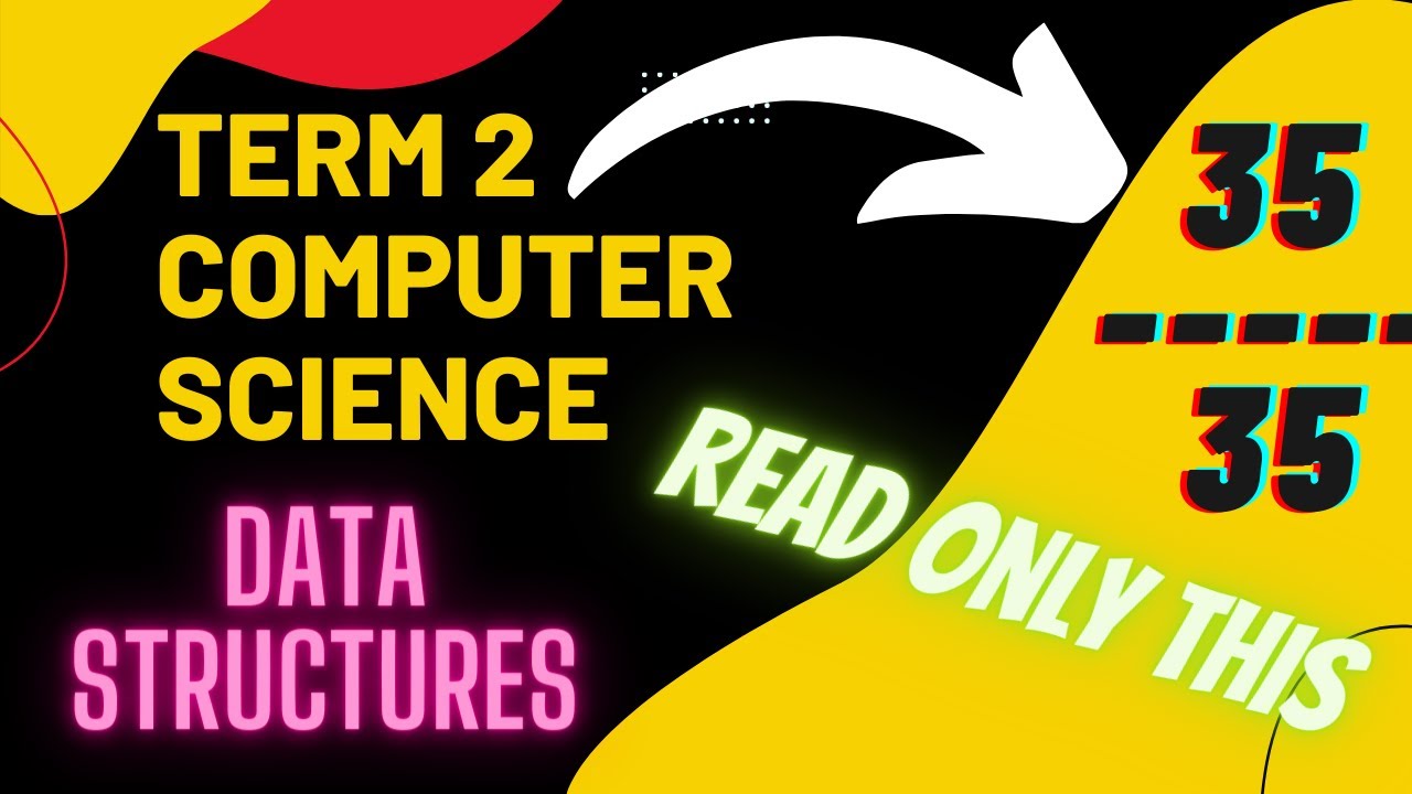 Data Structures Class 12 Computer Science | Short Notes | Read Only This