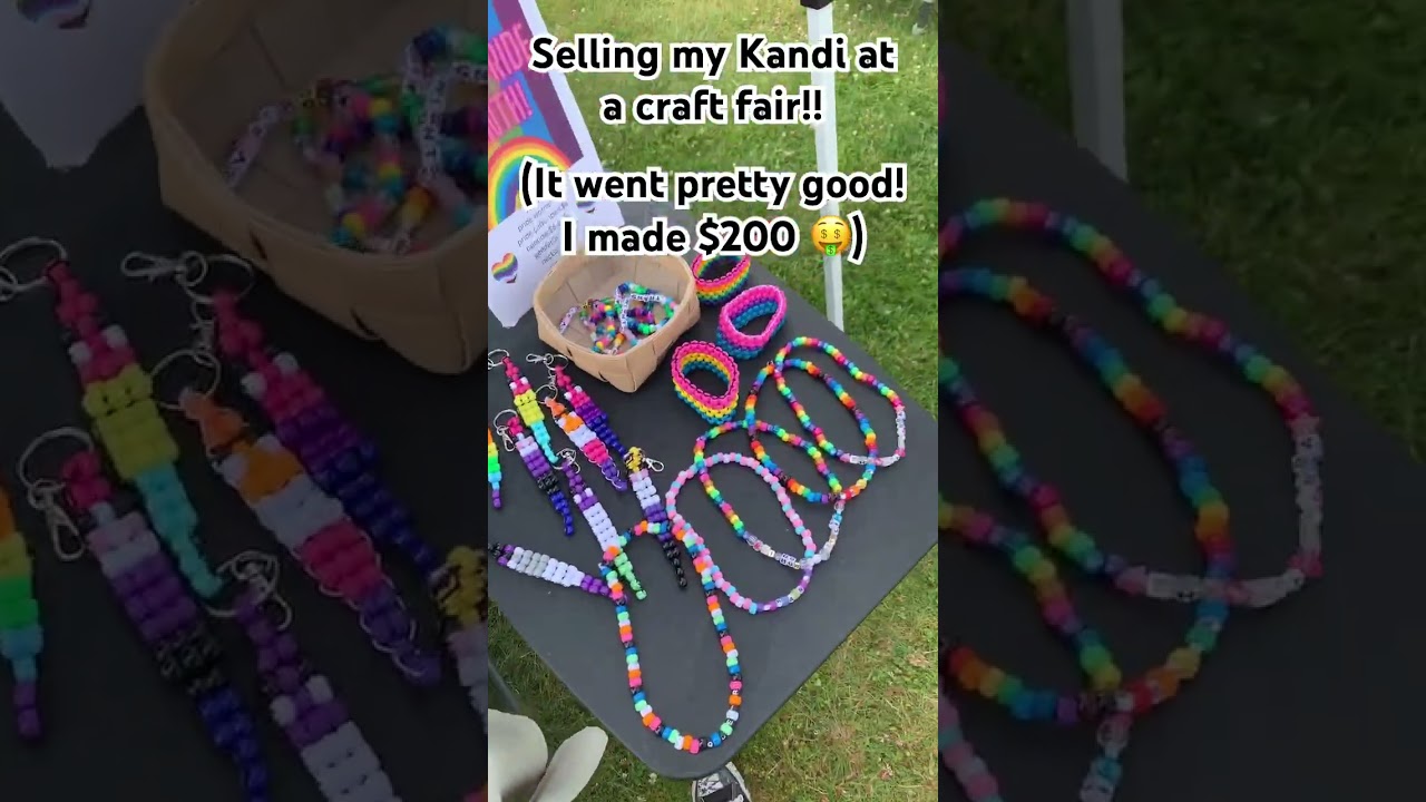 Check out my Etsy and Depop in my bio!! #kandi #bracelet #ponybeads #smallbusiness #etsyshop #plur