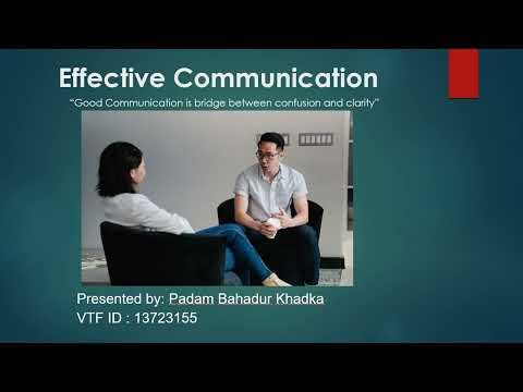 What is Effective communication?