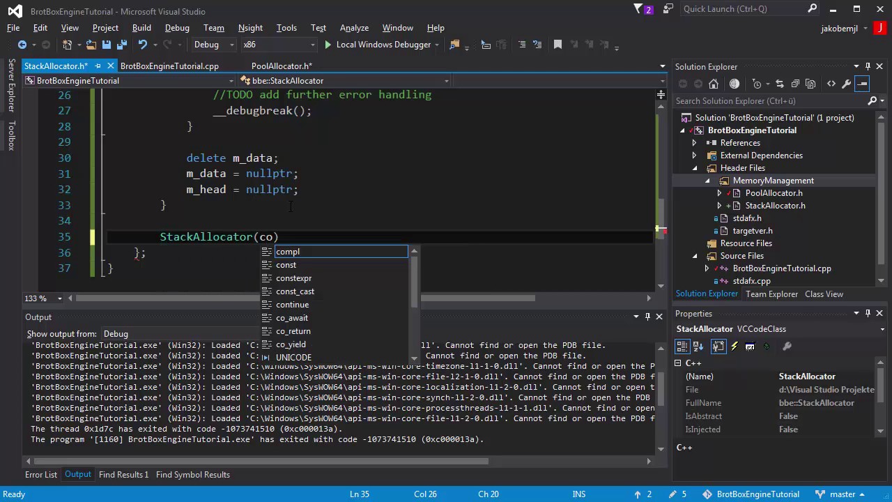 Game Engine Tutorial [005] - Stack Allocator Praxis