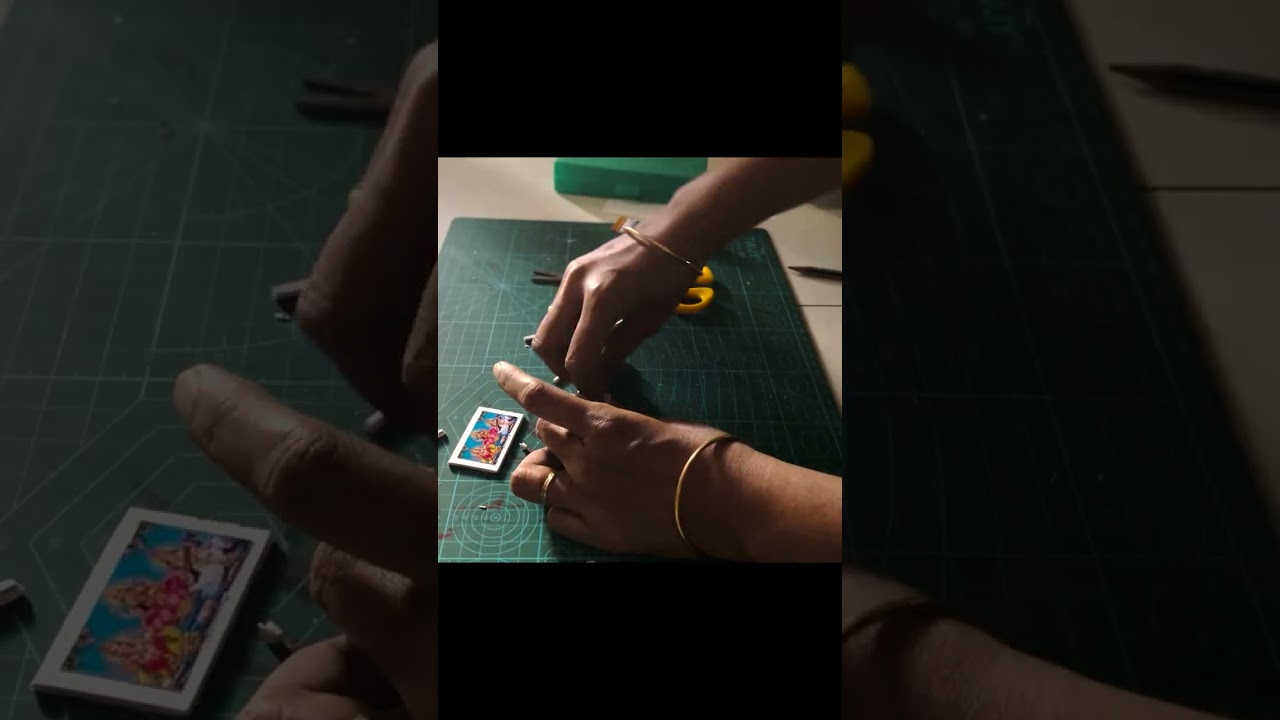 #Miniature God and Goddess Photo Frame making# Shorts# Tiny taste town#