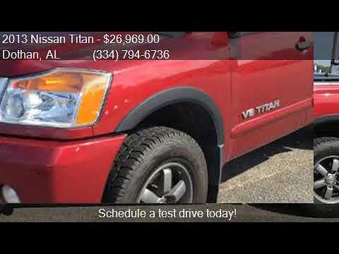 2013 Nissan Titan PRO 4X 4x4 4dr Crew Cab SWB Pickup for sal