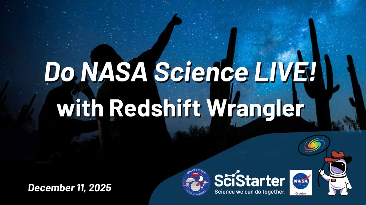 Do NASA Science LIVE! with Redshift Wrangler