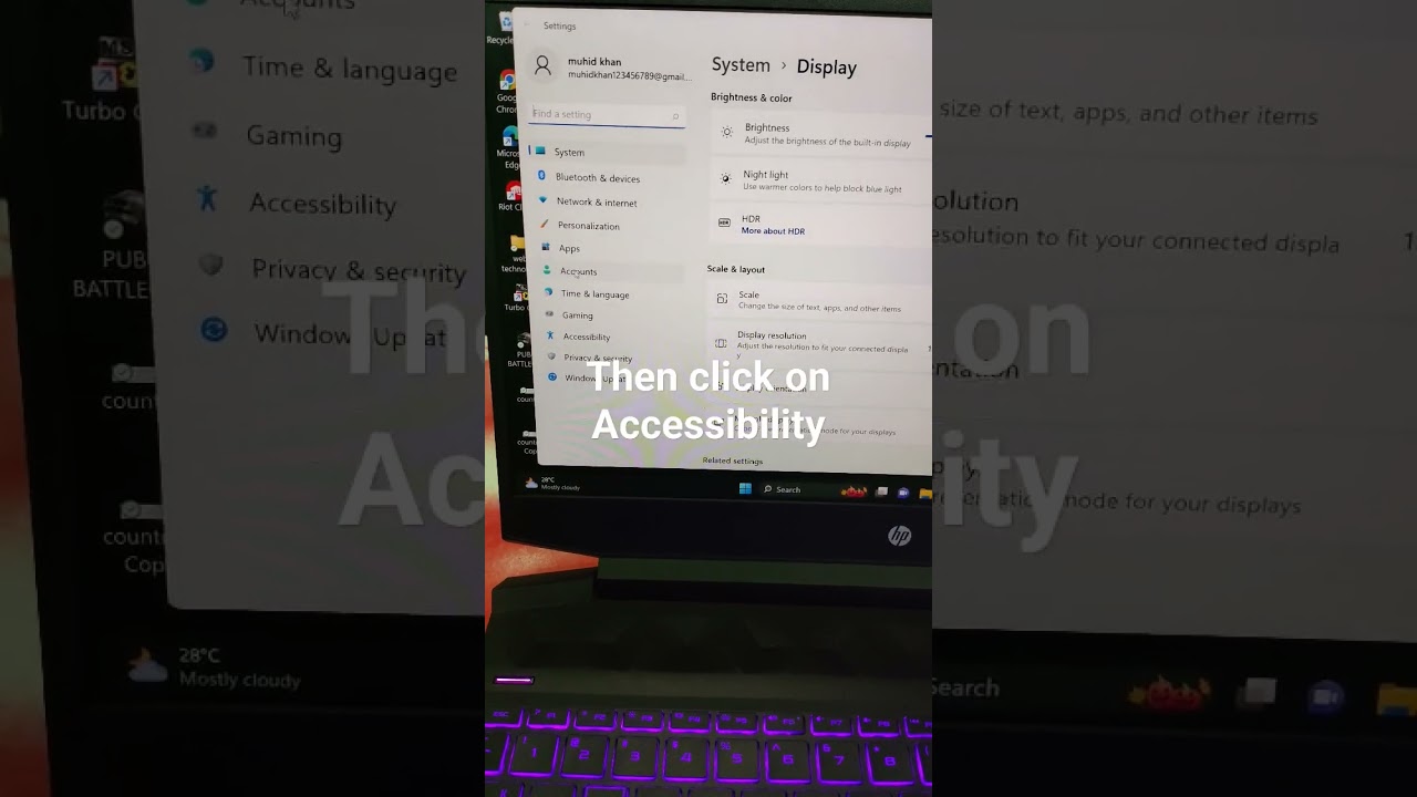 How to change Font/Text size on Windows 11 ll