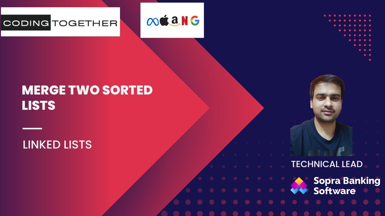 Leetcode 21 | Merge Two Sorted Lists | Linked List