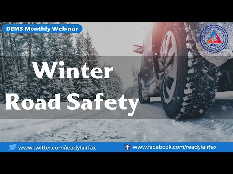 Winter Weather Safety on the Roads with VDOT -- DEMS December Webinar