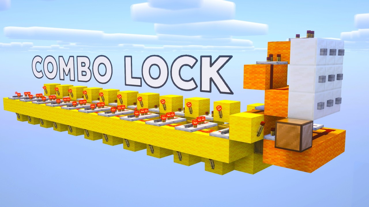 Minecraft Combination Lock [Bedrock/Java]