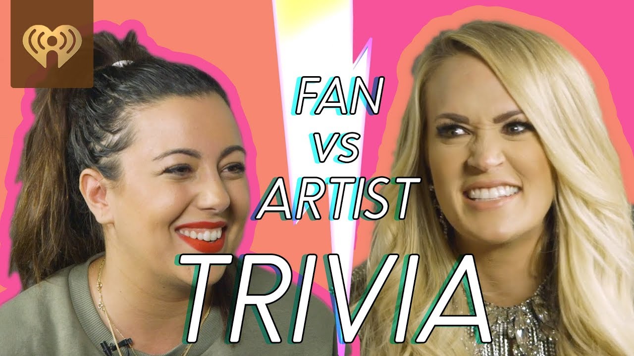 Carrie Underwood Challenges A Super Fan In A Trivia Battle | Fan Vs. Artist Trivia