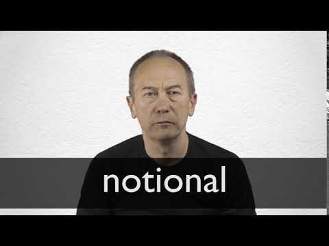 NOTIONAL definition and meaning | Collins English Dictionary
