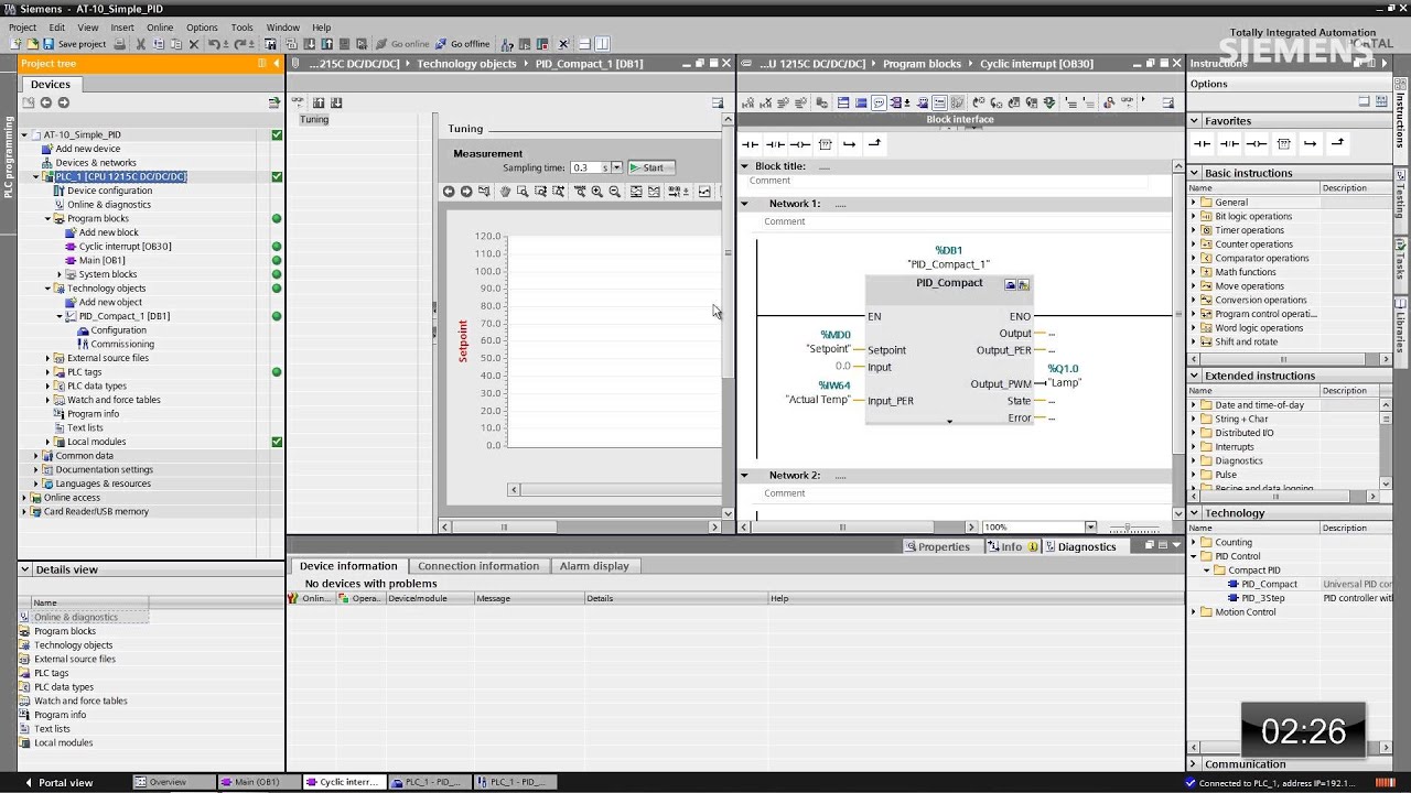 Technology: AT 1 - Simple PID Commissioning